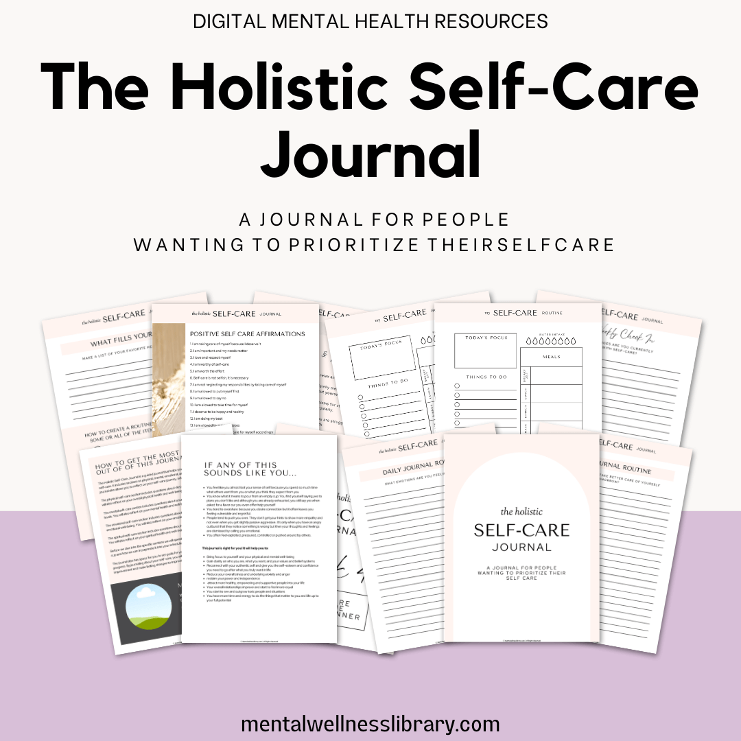 100+ Wellbeing Self-Care Worksheets Bundle. – mentalwellnesslibrary